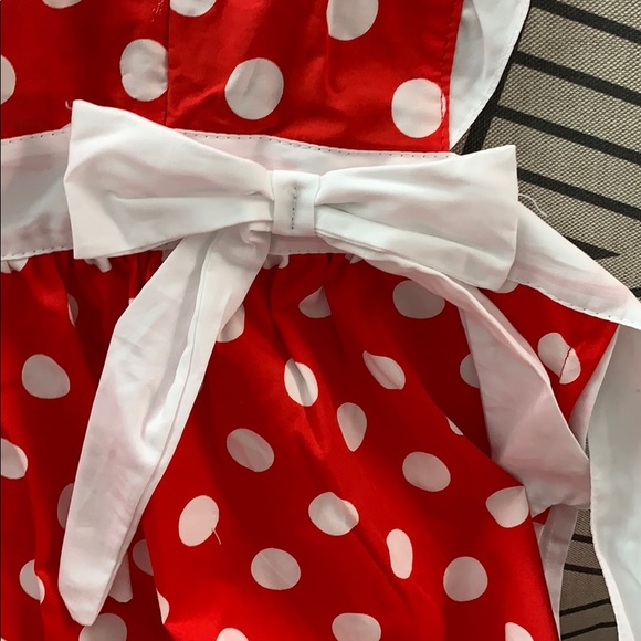 Disney | Accessories | Disney Minnie Mouse Apron For Adults Red | Poshmark